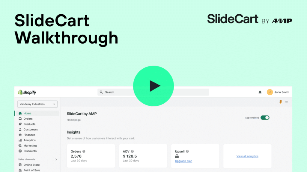 Slide-cart-welcome - AMP